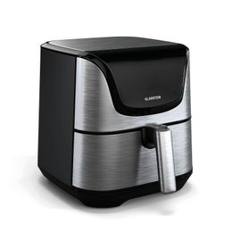 Klarstein AeroVital Deluxe Hei&szlig;luftfritteuse 1700 W 8 Funktionen inkl. Zubeh&ouml;r 200&deg;C Timer Edelstahl