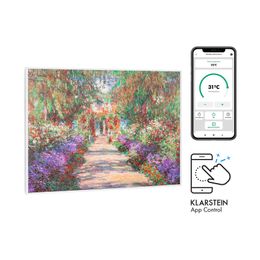 Klarstein Wonderwall Air Art Smart Infrarotheizung 80x60cm 500W Wandmontage Gartenweg
