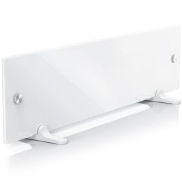 Brandson Infrarotheizung, Anti-Schimmel-Heizung, Infrarot Glaspanel 50 W, Wand- & Standmontage, wei&szlig;