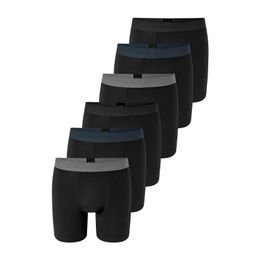 Schiesser Herren Langer Boxer 955 Multi 6er Pack