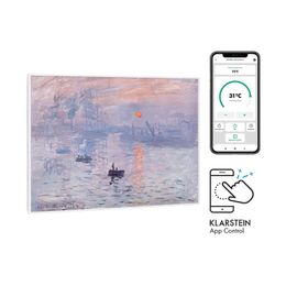 Klarstein Wonderwall Air Art Smart Infrarotheizung 80x60cm 500W Wandmontage Sonnenaufgang
