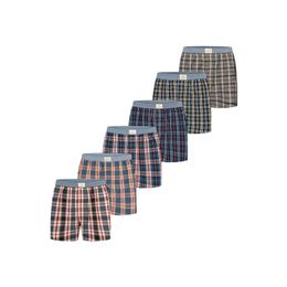 Luca David Herren Boxer Karos 6er Pack
