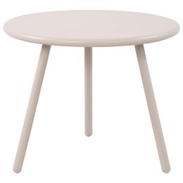 CLP Couchtisch Berea I Runder Loungetisch f&uuml;r drau&szlig;en und drinnen I Gartentisch wetterfest und UV-best&auml;ndig I Outdoor Beistelltisch