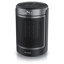 Brandson Keramikheizl&uuml;fter 1500 W, Fernbedienung, ECO-Modus, Thermostat, Oszillation sowie &Uuml;berhitzungs- und Umkippschutz, Cool Grey