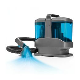 Cleanmaxx Polster- & Teppichreiniger 450W blau/grau Kompakt mit Frisch- & Brauchwassertank