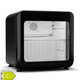 Klarstein Audrey Evo Getr&auml;nkek&uuml;hlschrank Retro-Design Glast&uuml;r 45 L EEK C Schwarz 46 Liter