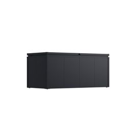 Weide Noble Gartenbox 830 L Aufbewahrungsbox aus Stahl Anthrazit
