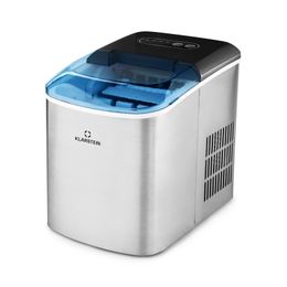 Klarstein On-The-Rocks Eismaschine LED 12kg je 24h 2.1l Edelstahl schwarz
