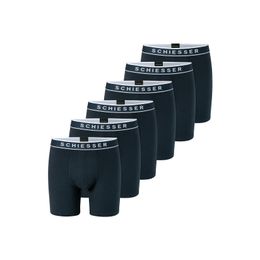 Schiesser Herren Langer Boxer 955 Multi 6er Pack