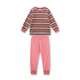Sanetta Pyjama Streifen lang Frottee M&auml;dchen Pyjama