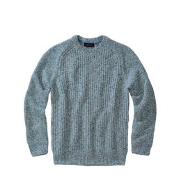 Mey & Edlich Mey & Edlich Herren Gletscher-Rundhals-Pulli Blau 62 % Wolle, 23 % Baumwolle, 15 % Polyamid