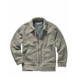 Mey & Edlich Mey & Edlich Herren Entspannte Teddy-Jacke Grau 70 % Polyester, 30 % Wolle