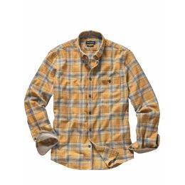 Mey & Edlich Mey & Edlich Herren Unbeirrbares Flanellhemd Gelb 100 % Baumwolle