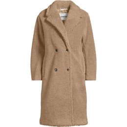 LANDS' END Teddymantel f&uuml;r Damen, Damen, size: regular, Beige, Polyester, by Lands' End