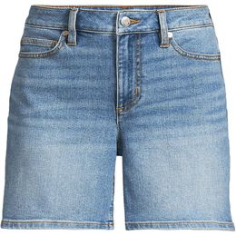 LANDS' END Recover Jeansshorts f&uuml;r Damen in Plus-Gr&ouml;&szlig;e, Damen, size: plus, Blau, Elasthan/Baumwoll-Mischung/Polyester-Mischung, by Lands' End