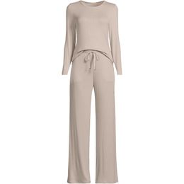 LANDS' END Pyjama-Set aus Viskose f&uuml;r Damen, Damen, size: regular, Pink, Viskose, by Lands' End