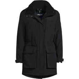 LANDS' END Wasserdichter Parka SQUALL f&uuml;r Damen in Plus-Gr&ouml;&szlig;e, Damen, size: plus, Schwarz, Nylon, by Lands' End