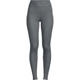 LANDS' END Thermo-Leggings mit Tasche SERIOUS SWEATS in Plus-Gr&ouml;&szlig;e, Damen, size: plus, Grau, Baumwoll-Mischung/Polyester-Mischung, by Lands' End