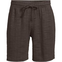 LANDS' END Schlupf-Shorts mit Struktur f&uuml;r Herren, Herren, size: regular, Braun, Baumwolle/Polyester, by Lands' End