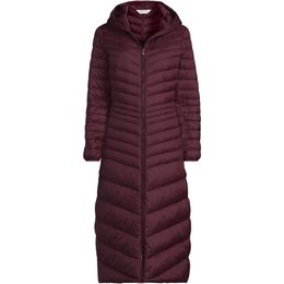 LANDS' END Ultraleichter Maxi-Daunenmantel mit Kapuze WANDERWEIGHT f&uuml;r Damen in Petite-Gr&ouml;&szlig;e, Damen, size: petite, Beige, Nylon/Daunen, by Lands' End