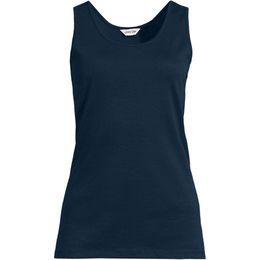 LANDS' END &Auml;rmelloses Top aus Baumwolle in Plus-Gr&ouml;&szlig;e f&uuml;r Dame, Damen, size: plus, Rot, Baumwolle, by Lands' End