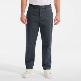 LANDS' END Classic Fit Chinohose TRAVEL f&uuml;r Herren, Herren, size: regular, Grau, Baumwoll-Mischung/Polyester-Mischung, by Lands' End