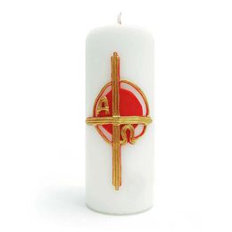Kerze Alpha & Omega