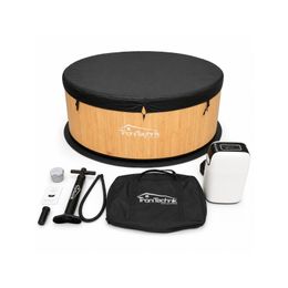 TroniTechnik&reg; Whirlpool CAPRERA aufblasbar mit Drop Stitch Outdoor Pool inkl. Abdeckung und Zubeh&ouml;r, &Oslash;180x70 cm