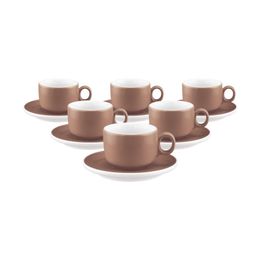 Seltmann Weiden Espressotassen mit Untertassen Sento Home Pure Colors 80 ml 6er Set