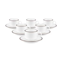 Seltmann Weiden Espressotassen mit Untertassen Sento Home Pure Lines 80 ml 6er Set