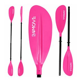 24MOVE&reg; Doppelpaddel LAGO Aluminium Paddel, Stand-Up Paddling, Paddel f&uuml;r Kajak, 220 cm, verstellbar