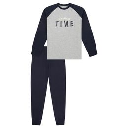 Schiesser Nightwear Jungs lang Crunch Time Jungen Pyjama