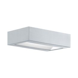 hofstein Eglo Leuchten RAPINA Au&szlig;enwandleuchte LED Edelstahl, 1-flammig