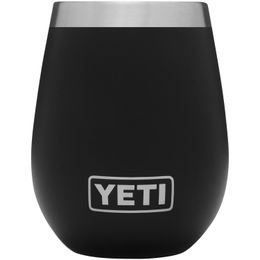 Yeti Vakuum Isolier Weinbecher Rambler 295 ml Schwarz