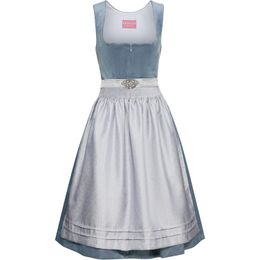Kr&uuml;ger Dirndl Kr&uuml;ger Madl Midi-Dirndl Aurela Blau/Hellblau (Gr&ouml;&szlig;e: 48)
