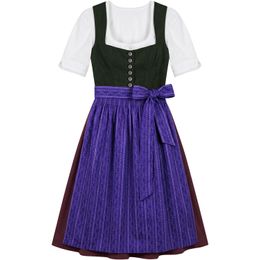 FELICITAS Dirndl Deliah Gr&uuml;n/Rosa/Lila (Gr&ouml;&szlig;e: 34)