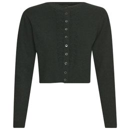 FELICITAS Cardigan Carmelita Dunkelgr&uuml;n (Gr&ouml;&szlig;e: M)