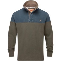 Sch&ouml;ffel Country Sweatshirt Helford Peat Green Ptarmigan (Gr&ouml;&szlig;e: M)