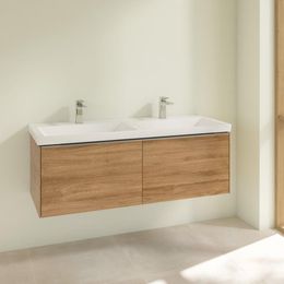 Villeroy & Boch Villeroy & Boch Subway 3.0 Schrank mit Doppelwaschtisch, 2 Ausz&uuml;ge, 4A71D1RW+C56700RH,