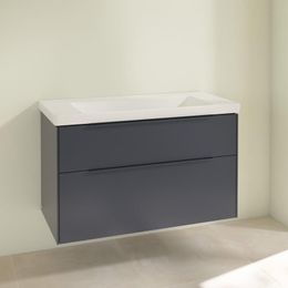 Villeroy & Boch Villeroy & Boch Subway 3.0 Schrank mit Waschtisch, 2 Ausz&uuml;ge, 4A70A3RW+C57002VQ,