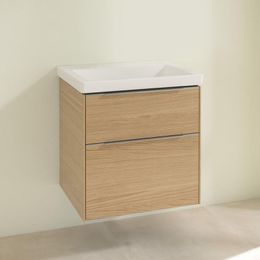 Villeroy & Boch Villeroy & Boch Subway 3.0 Schrank mit Waschtisch, 2 Ausz&uuml;ge, 4A706301+C57800VJ,