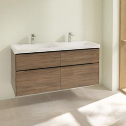 Villeroy & Boch Villeroy & Boch Subway 3.0 Schrank mit Doppelwaschtisch, 4 Ausz&uuml;ge, 4A71D1RW+C56801VH,