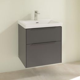 Villeroy & Boch Villeroy & Boch Subway 3.0 Schrank mit Waschtisch, 2 Ausz&uuml;ge, 4A7060R1+C57802VR,