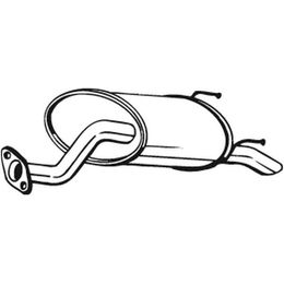 BOSAL Endschalld&auml;mpfer 163395 f&uuml;r HONDA