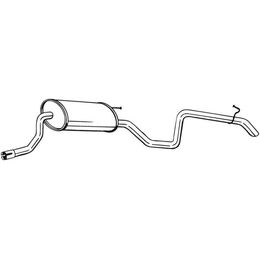BOSAL Endschalld&auml;mpfer 280277 f&uuml;r KIA