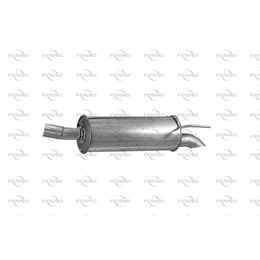 FENNO Endschalld&auml;mpfer p4315 hinten f&uuml;r Opel
