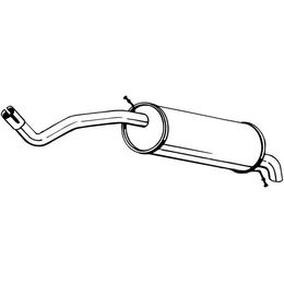BOSAL Endschalld&auml;mpfer 220017 f&uuml;r Skoda