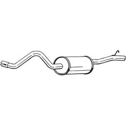 BOSAL Endschalld&auml;mpfer 279765 f&uuml;r SAAB