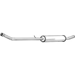 BOSAL Mittelschalld&auml;mpfer 284637 f&uuml;r DACIA