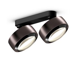 Occhio Pi&ugrave; alto doppio VOLT C80 Phantom/Schwarz matt 2700K